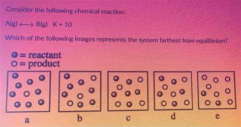 Solved Consider The Following Chemical Reaction Alg B G K Chegg