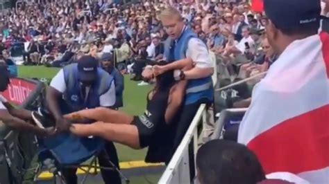 GRAPHIC WARNING Zdlena Running Naked Into The Pitch FOOTAGE Elena