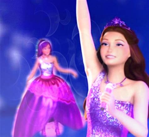 Keira S Long Purple Gown Barbie The Princess And The Popstar Photo
