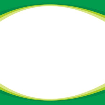 Transparent Curve Vector Hd Images Green Wavy Border On Transparent