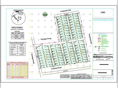 Lotificacion En AutoCAD Descargar CAD Gratis 120 4 KB Bibliocad