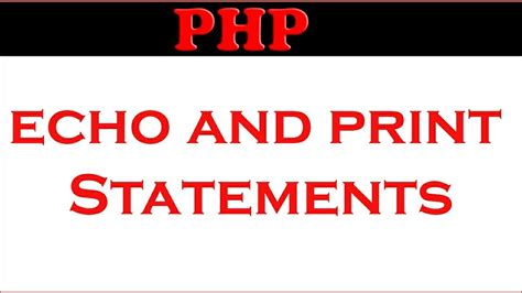 Echo Print Statements Hindi PART 14 YouTube