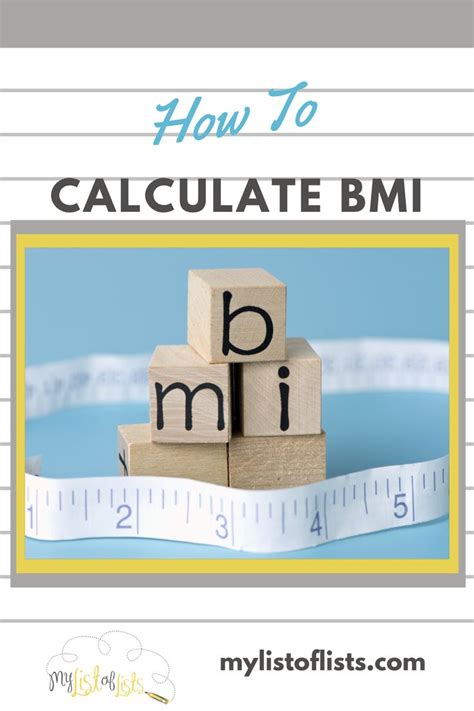 How To Calculate BMI Health Tips Tricks Mylistoflists Bmi