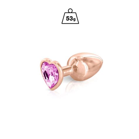 Grossiste Hidden Eden plug anal bijo coeur or rosé Gloria