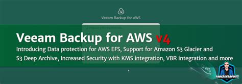 veeam veeam backup for aws v4 is ga introducing data protection for aws efs amazon s3