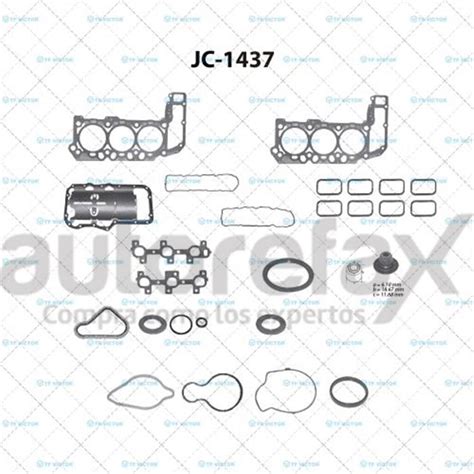 Compra JUEGO DE JUNTAS DE MOTOR TF VICTOR JC1437 Autorefax