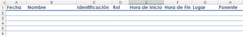 Cómo hacer una lista de asistencia en Excel NEXEL