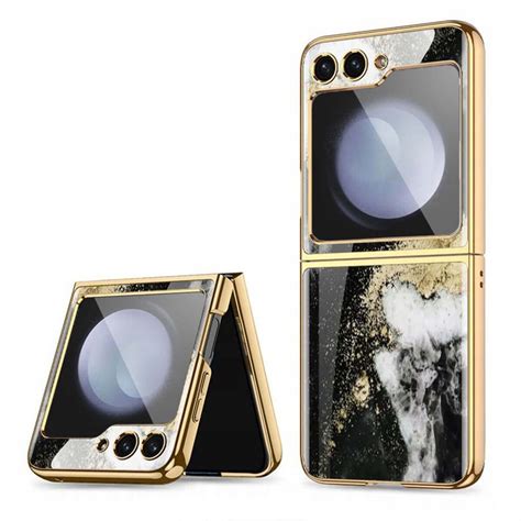 Θήκη Tech Protect Mood Marble για Samsung Galaxy Z Flip 5 Black