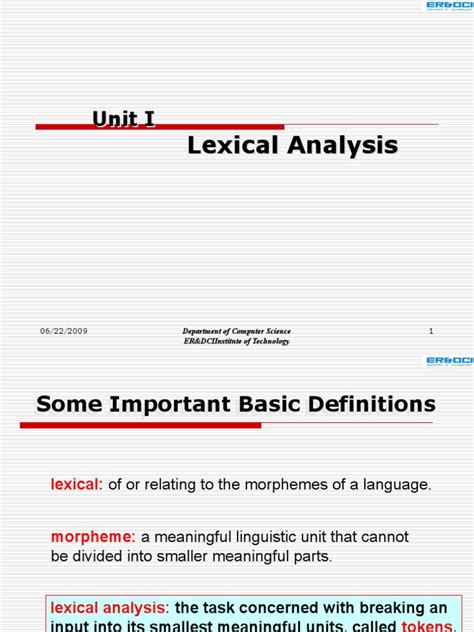 pdf unit1 lexical analysis1 dokumen tips