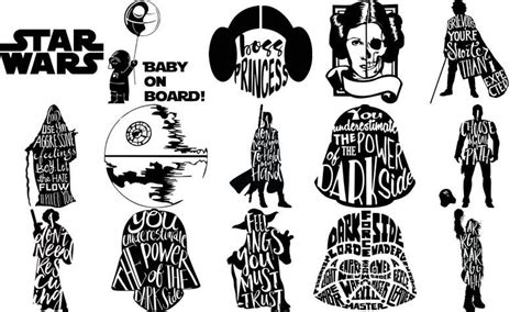 Star Wars Svg Png Dxf Files 1000 Star Wars Files Bundle Etsy