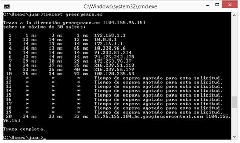 Uso De Comandos Cmd Para Redes