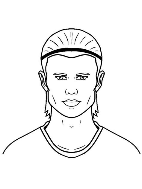 Erling Haaland Coloring Page Coloring Home