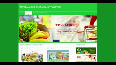 super market management system php and mysql project source code php mysql crud project