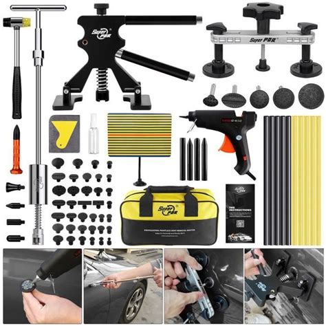 Super PDR 21 Outils Kit débosselage carrosserie sans peinture voiture