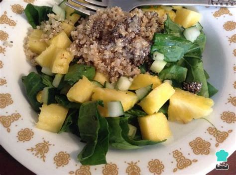 Ensalada de quinoa y chía Fácil
