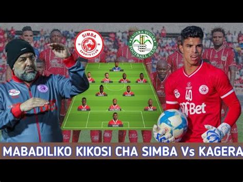 Kocha Benchikha Ametangaza Mabadiliko Ya Kikosi Cha Simba Leo Dhidi