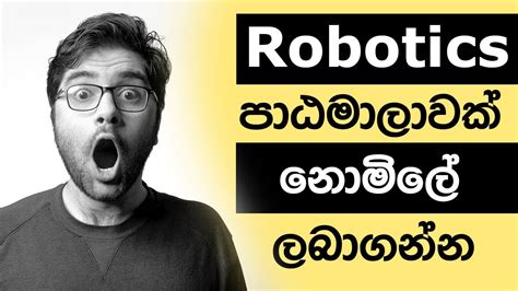 robotics free course robotics with arduino arduino programming sinhala youtube