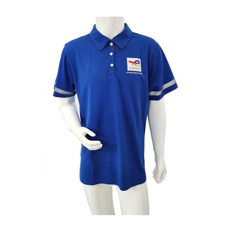 Custom Combing Cotton Pique Mens Sports Polo Shirt With Heat Stamp
