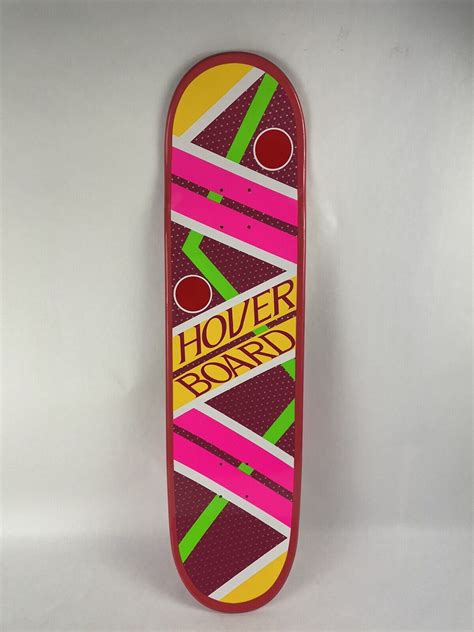 Back To The Future Ii Marty Mcfly Hoverboard Rideable Skateboard X