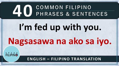 English Words Used In Filipino 46 OFF Gbu Taganskij Ru