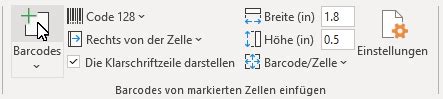 Excel Erstellen Mehrerer Barcodes Aus Zellen Barcode Software
