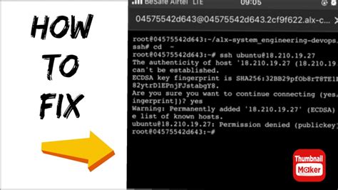 How To Fix Ssh Permission Denied Youtube