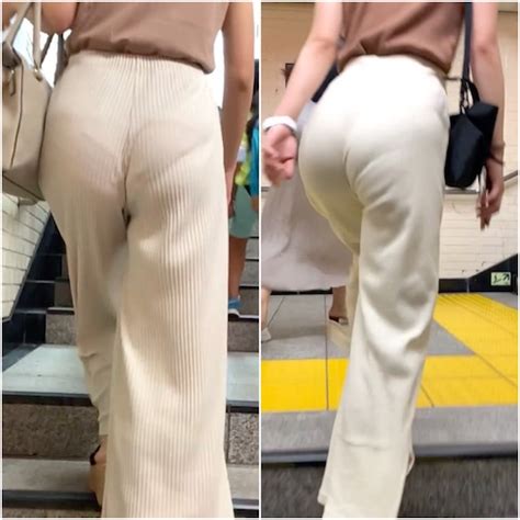 Pcolle 再販 No 243お尻への食い込みが凄い最強リブパンツ2選 SupSkirt