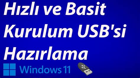 Rufus ile Windows 11 Kurulum USB si Nasıl Hazırlanır Windows 11