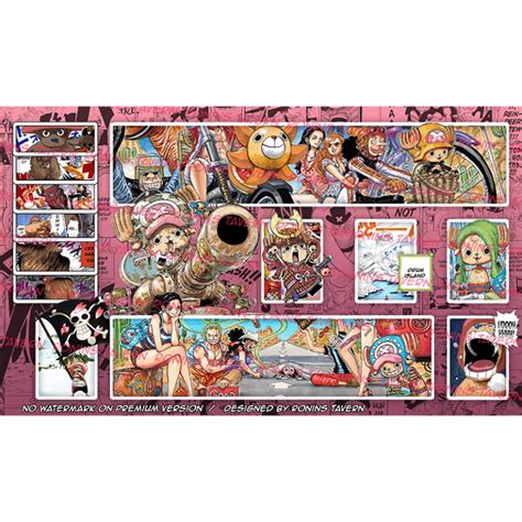 One Piece TCG Chopper Deluxe Playmat With Zones Designed By Ronin S
