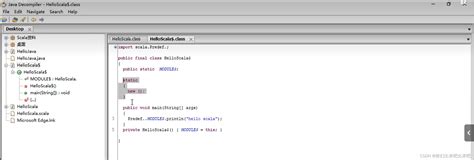 大数据scala教程从入门到精通第六篇：scala编译结果反编译分析 scala生成的class文件反编译 csdn博客