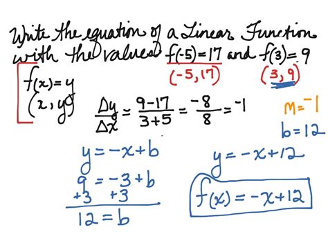 algebra 1 4 2 use linear equations in slope intercept form math algebra linear functions