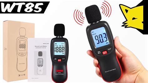 Medidor De Sonido Sonómetro I WT85 30 130 I MercadoLibre