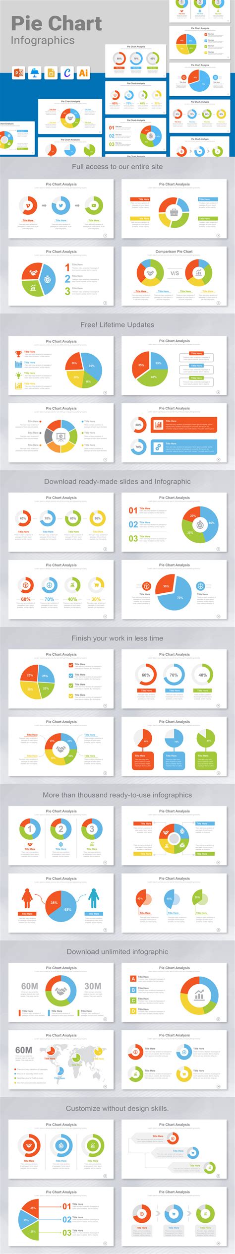 Modern Infographic Pie Chart Template TemplateMonster
