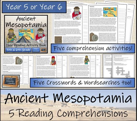 UKS2 Ancient Mesopotamia Reading Comprehension Book Teaching Resources