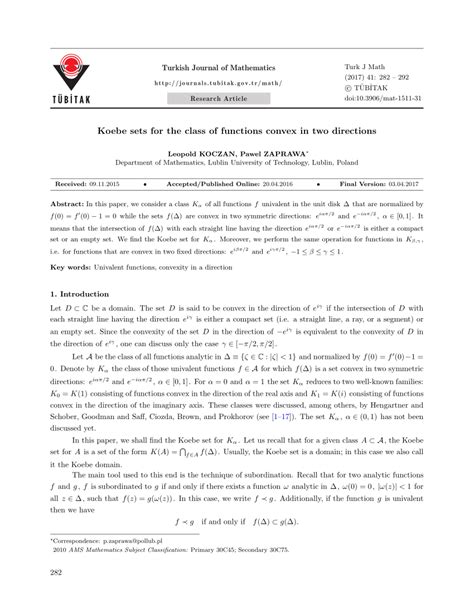 pdf koebe sets for the class of functions convex in two directions