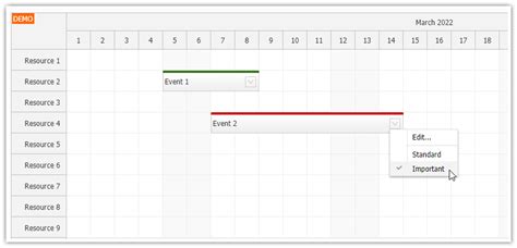event types scheduler daypilot documentation scheduling components for javascript angular