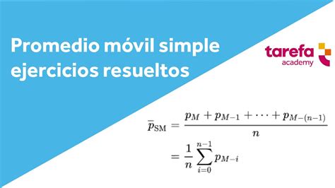 Promedio M Vil Simple Ejercicios Resueltos Youtube