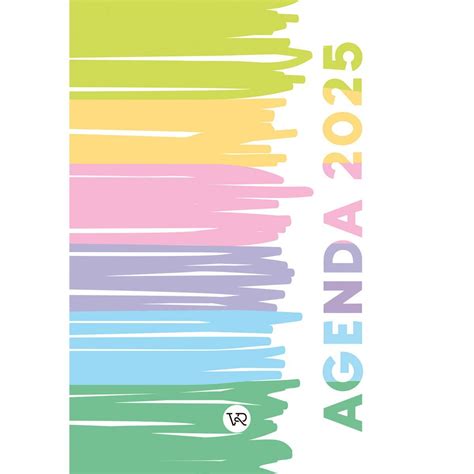 Agenda Tapa Dura Dise O L Neas Multicolor Vr Editoras