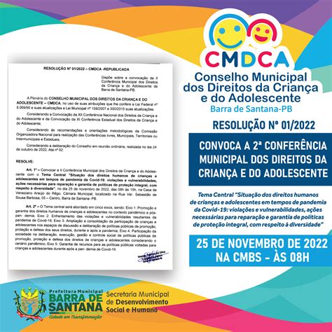CMDCA PARTICIPA DE REUNIÃO E ANUNCIA CONFERÊNCIA MUNICIPAL Barra de