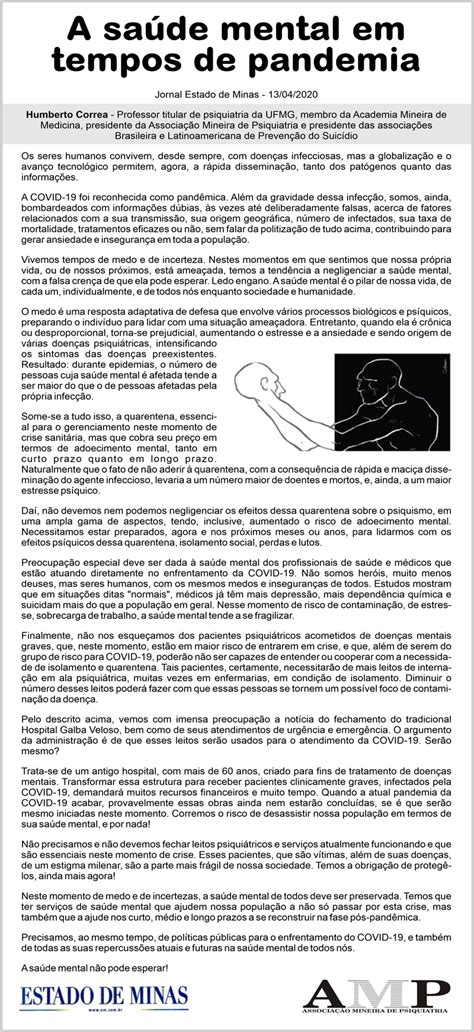 Saúde Mental Pós Pandemia Redação