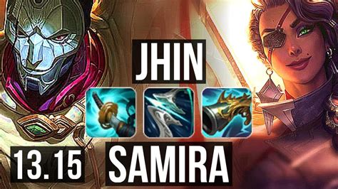JHIN Pyke Vs SAMIRA Thresh ADC 11 0 8 Legendary 600 Games