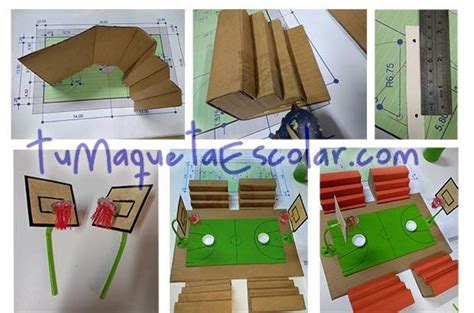 Descubrir Imagen Maqueta De Basquetbol Con Material Reciclable
