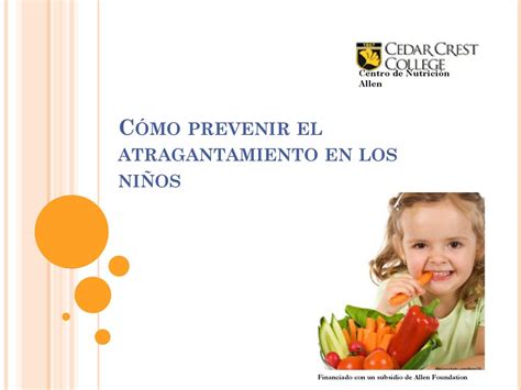 Cómo prevenir el atragantamiento en los niños ppt descargar