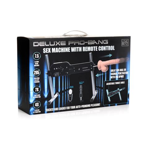 Lovebotz Deluxe Pro Bang Sex Machine W Remote Control