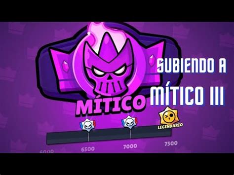 Jugando Competitivo subo a MÍTICO III Brawl Stars YouTube