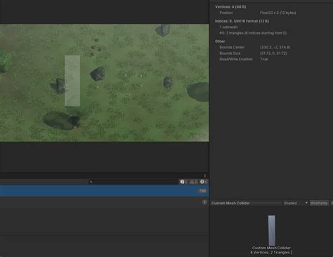 unity game engine why does my custom mesh turns into a box collider when put in a meshcollider