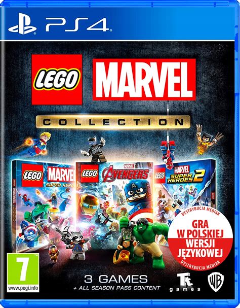 LEGO Marvel Collection 3 GRY PS4 PS5 Avengers Super Heroes 1 2