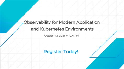 observability for modern application and kubernetes environments