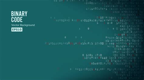 binary code background vector algorithm binary data code decryption and encoding row matrix