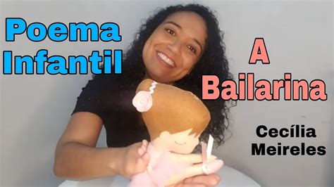 Poema A Bailarina De Cec Lia Meireles Youtube